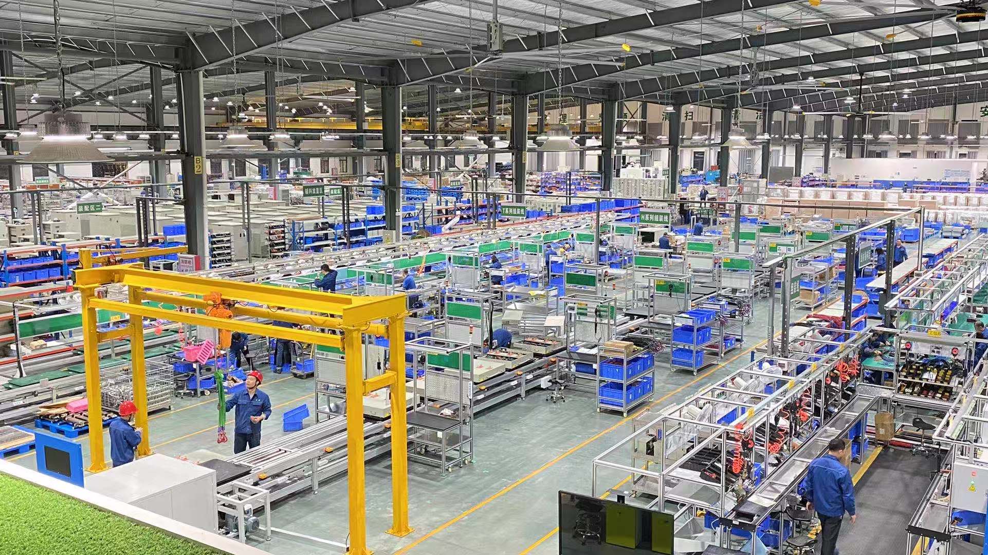 Workshop assembly line display video - Liyuan plating rectifier ...